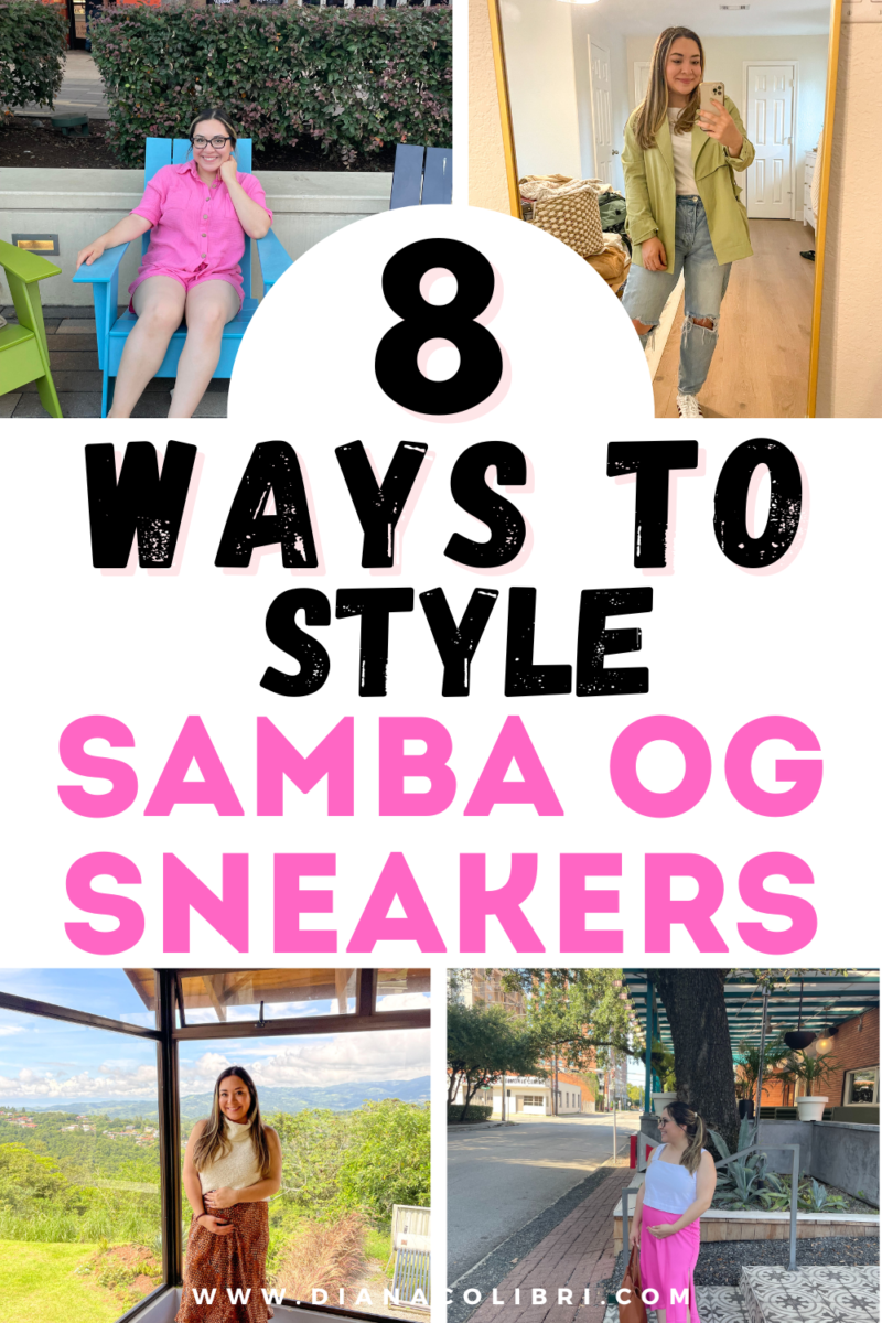 How to Style the Samba OG Sneakers - Diana Colibri