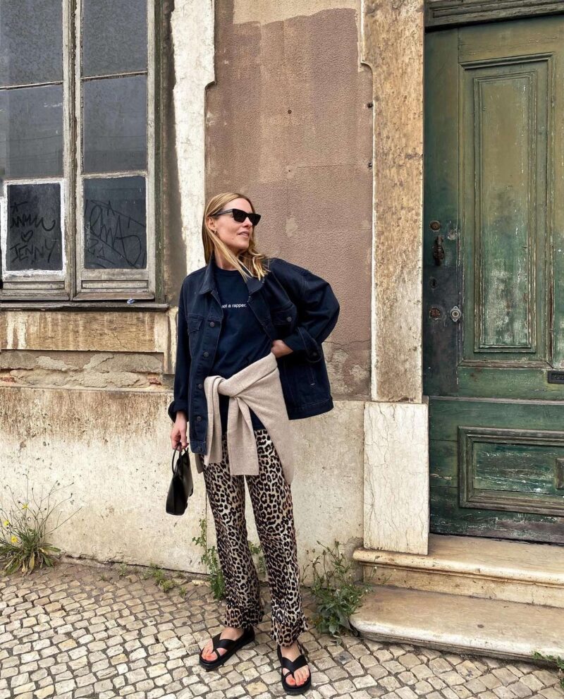 16 Chic Ways to Style Leopard Print Pants - Diana Colibri
